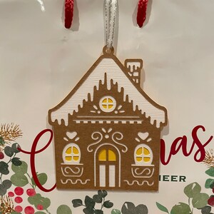 Christmas Tag SVG, Gingerbread House SVG, Christmas Gift Tag SVG ...