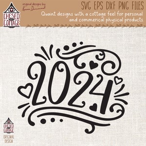 2024 SVG, New Year SVG, 2024 PNG, Happy New Year Svg, Graduation 2024 ...
