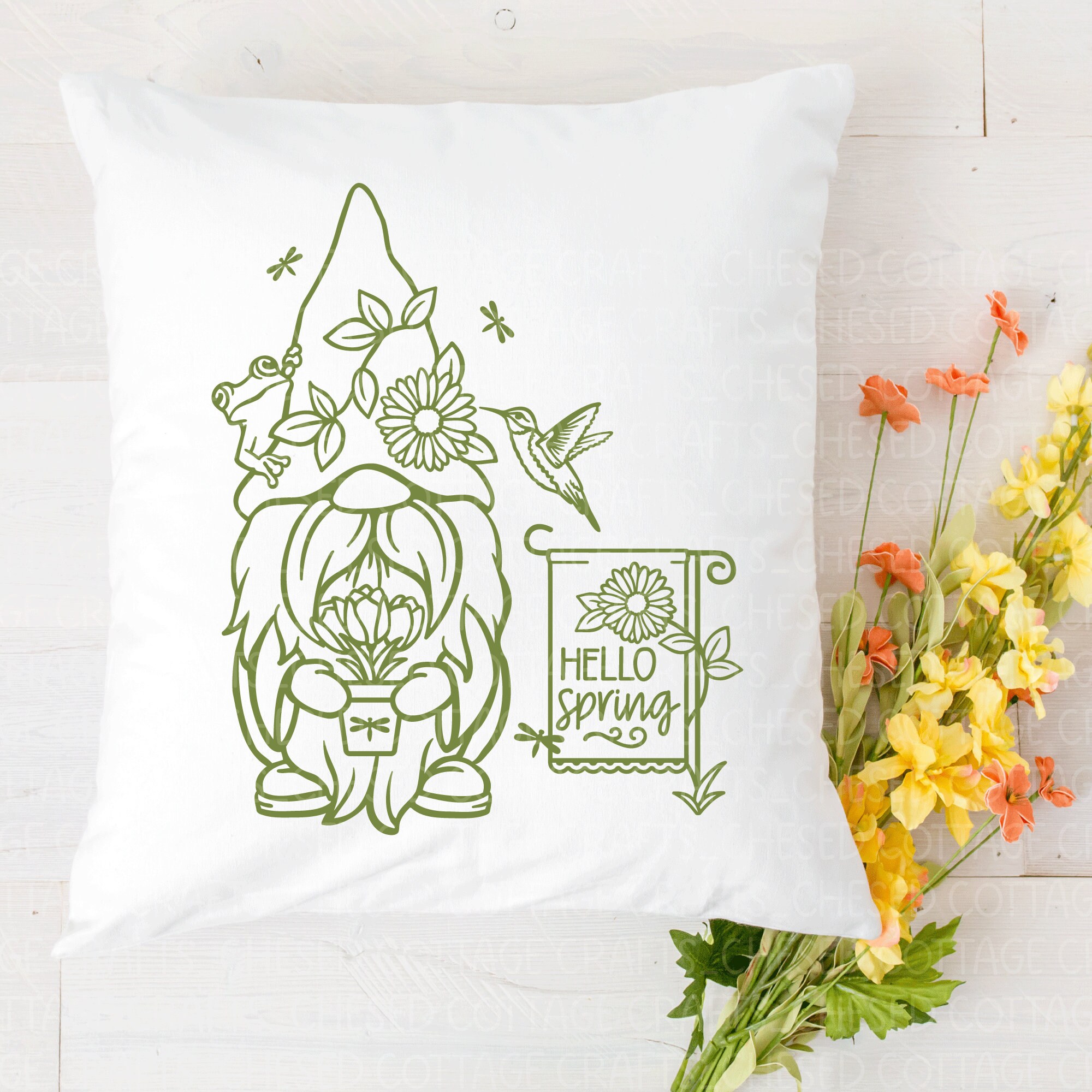 Spring SVG PNG, Gnome SVG, Hello Spring Svg, Gnome Png, Spring Png ...