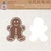 Gingerbread Man SVG, Gingerbread SVG, Christmas SVG, Gingerbread Decor ...