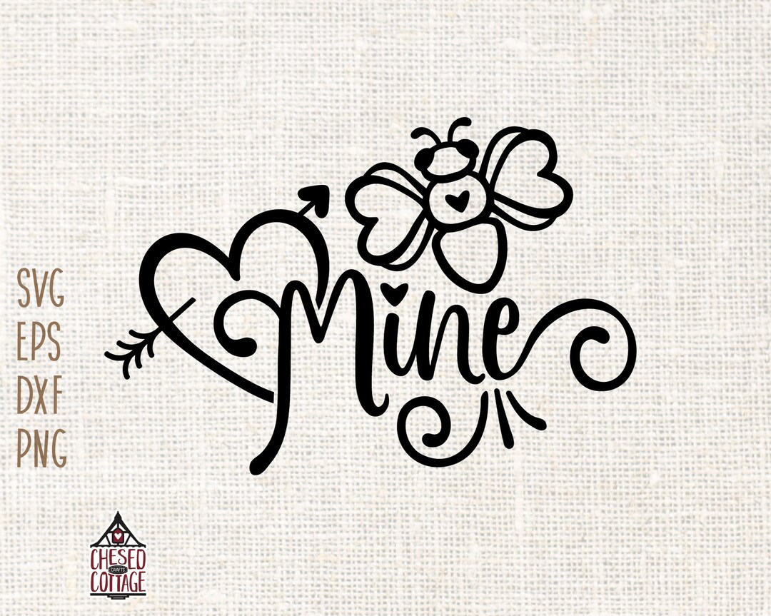 Bee Mine SVG, Valentine SVG, Bee SVG, Valentine Png, Valentines Day Svg ...