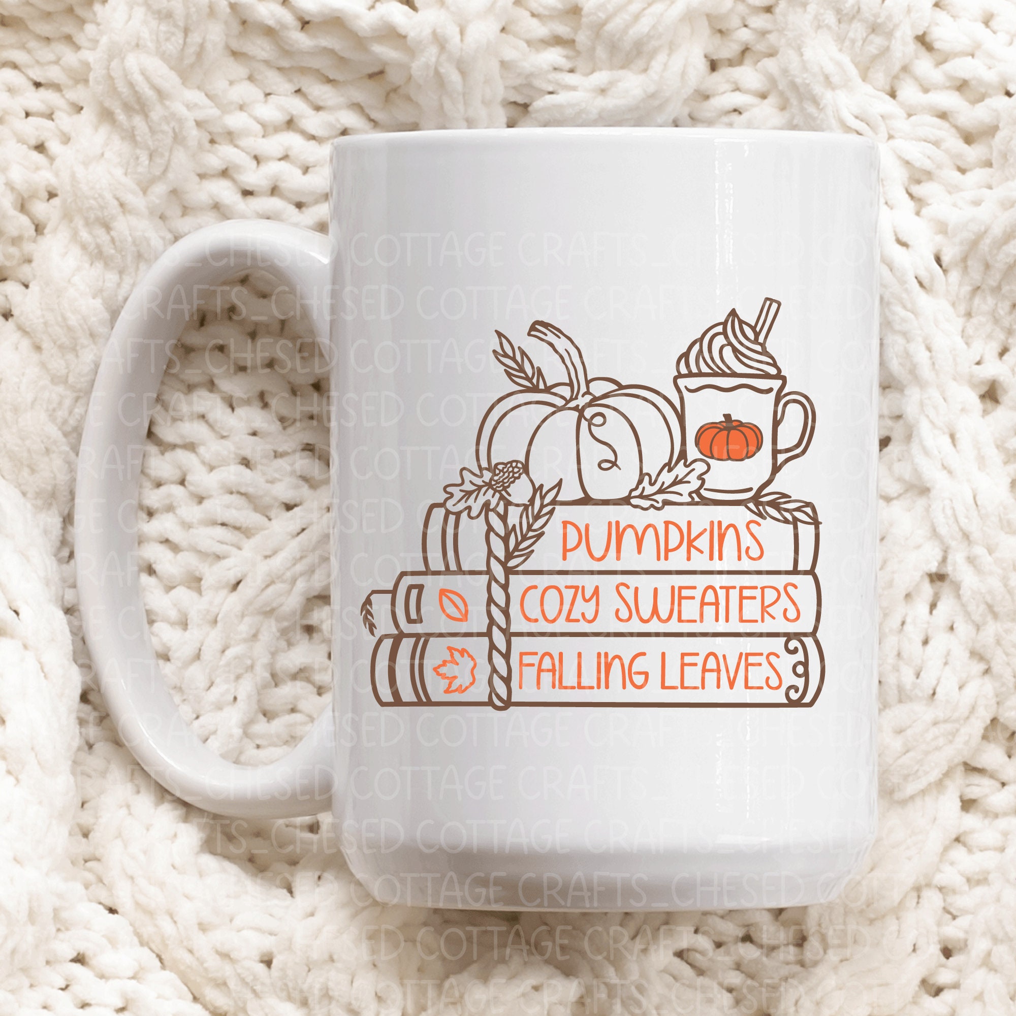 Fall Book SVG, Fall Svg, Autumn Svg, Pumpkin Spice Svg, Reading SVG ...