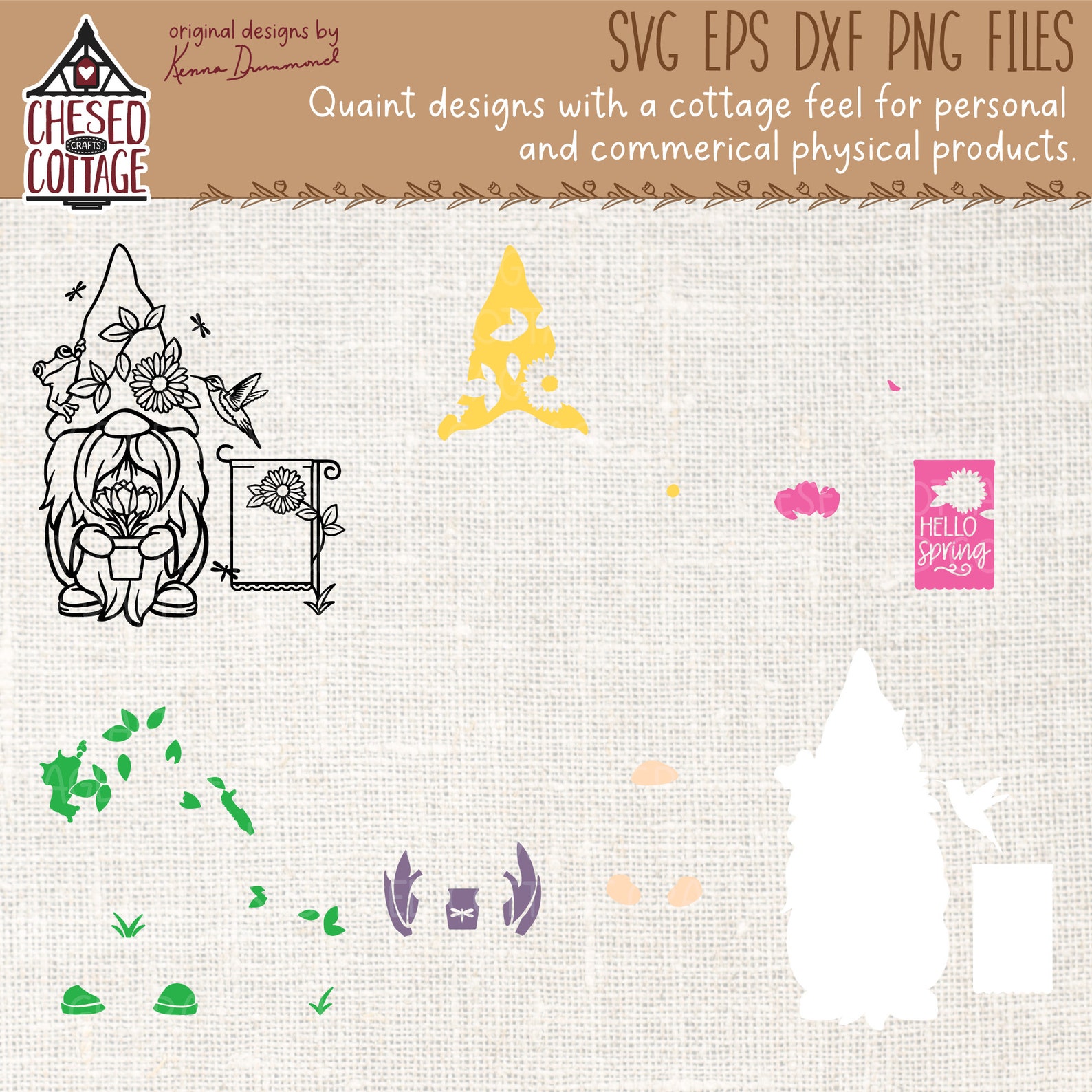 Spring SVG PNG, Gnome SVG, Hello Spring Svg, Gnome Png, Spring Png ...