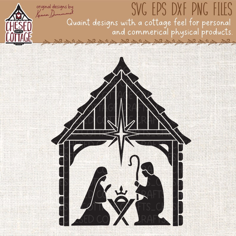 Nativity SVG Nativity PNG Nativity Scene Svg Nativity - Etsy