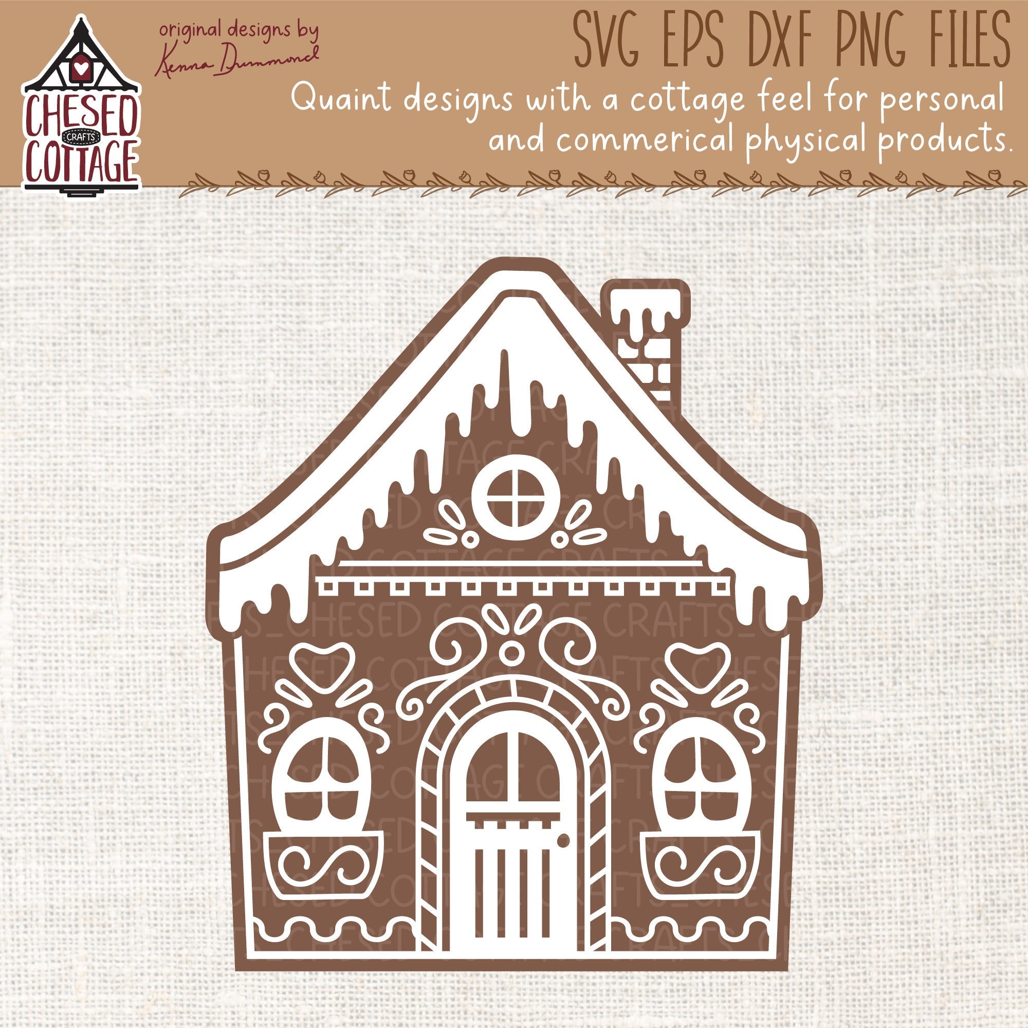 Gingerbread House SVG Gingerbread SVG Gingerbread Decor Cut - Etsy