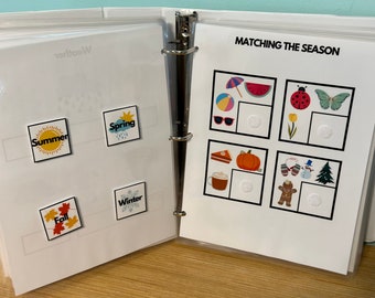 Matching Shapes Game, Printable Busy Book Worksheets, Educational ...