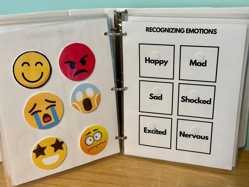 Human Body and Matching Emotions Game, Printable Busy Book Worksheets ...