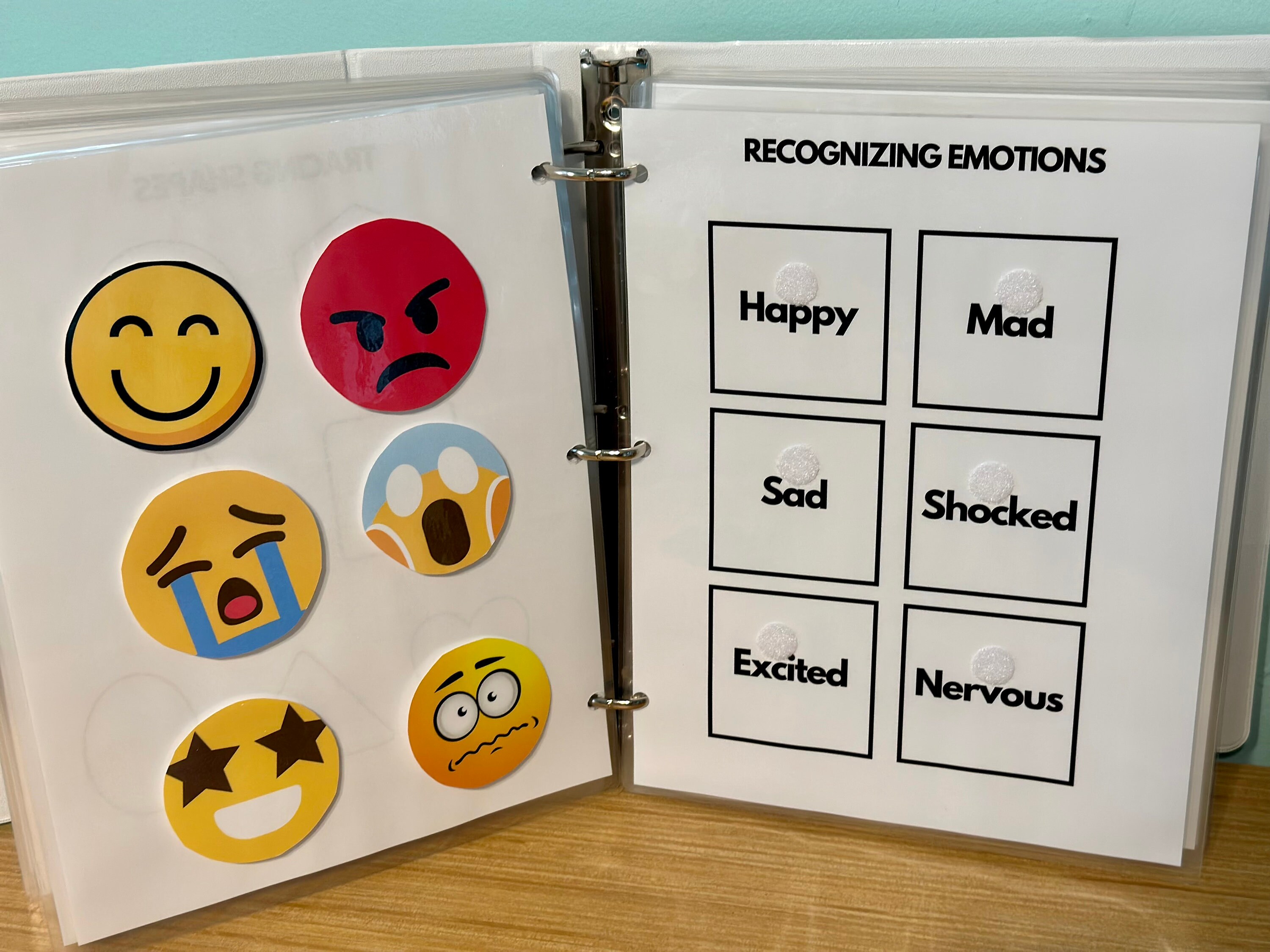 Human Body and Matching Emotions Game, Printable Busy Book Worksheets ...