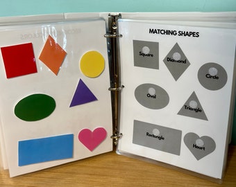 Matching Colors Game, Printable Busy Book Worksheets, Educational ...