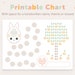 Bunny Printable Chart Bundle Toddler Chart Potty Training Chart Reward ...