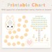 Bunny Printable Chart Bundle Toddler Chart Potty Training Chart Reward ...