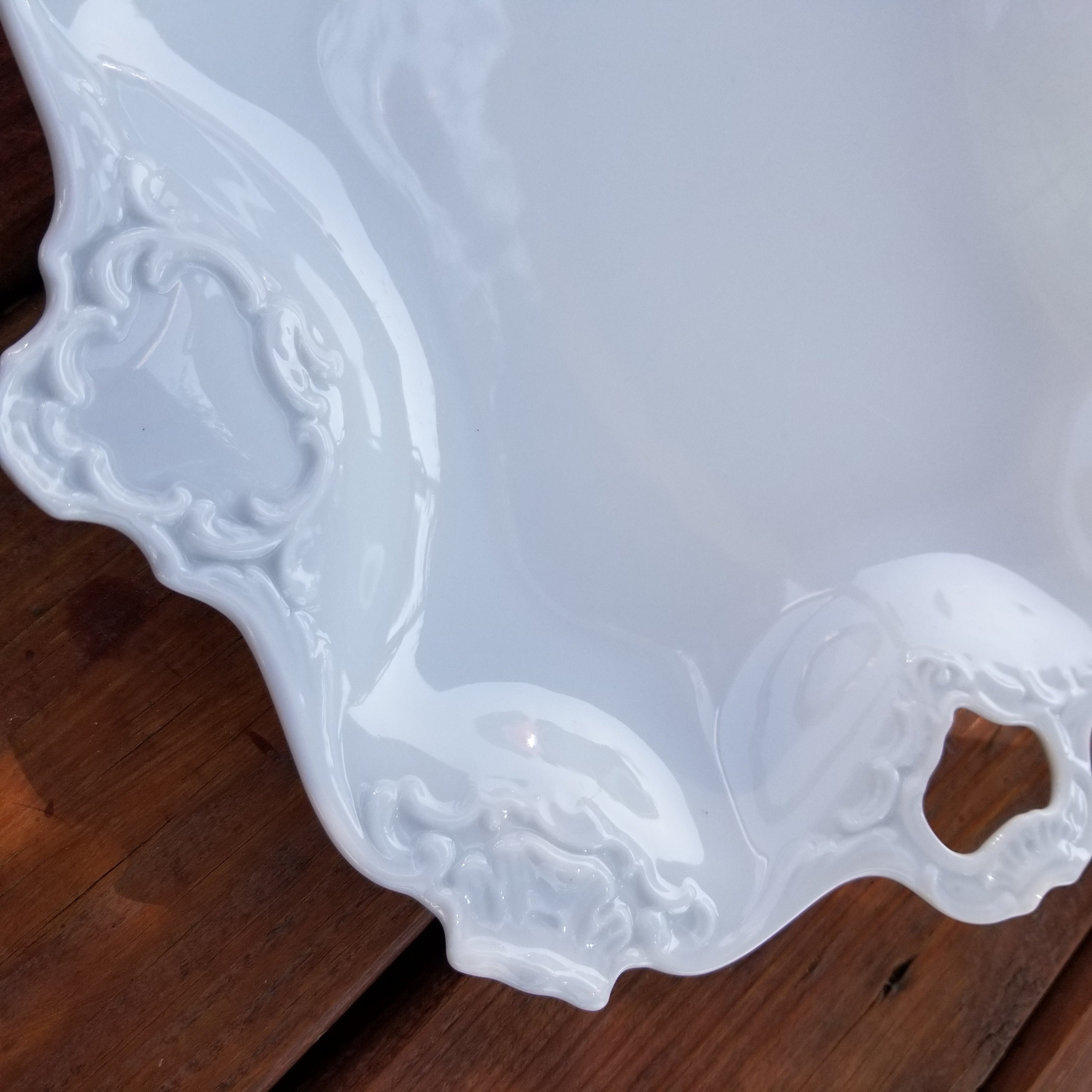 Kaiser Porcelain Tray, Kaiser Square Tray, White Porcelain Tray ...