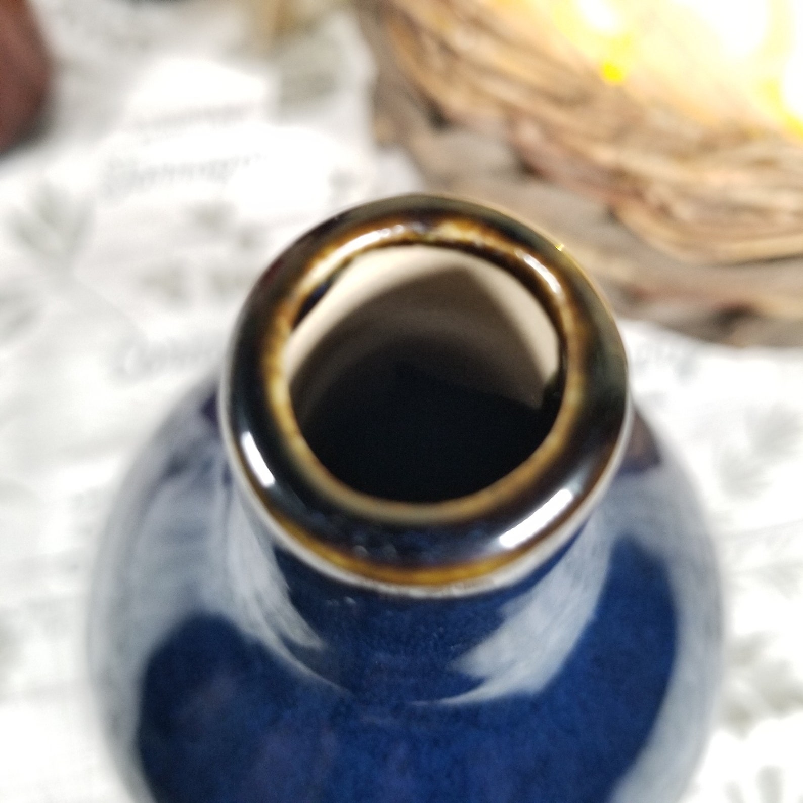 Minimalist Blue Bud Vase for Home Decor Ceramic - Etsy
