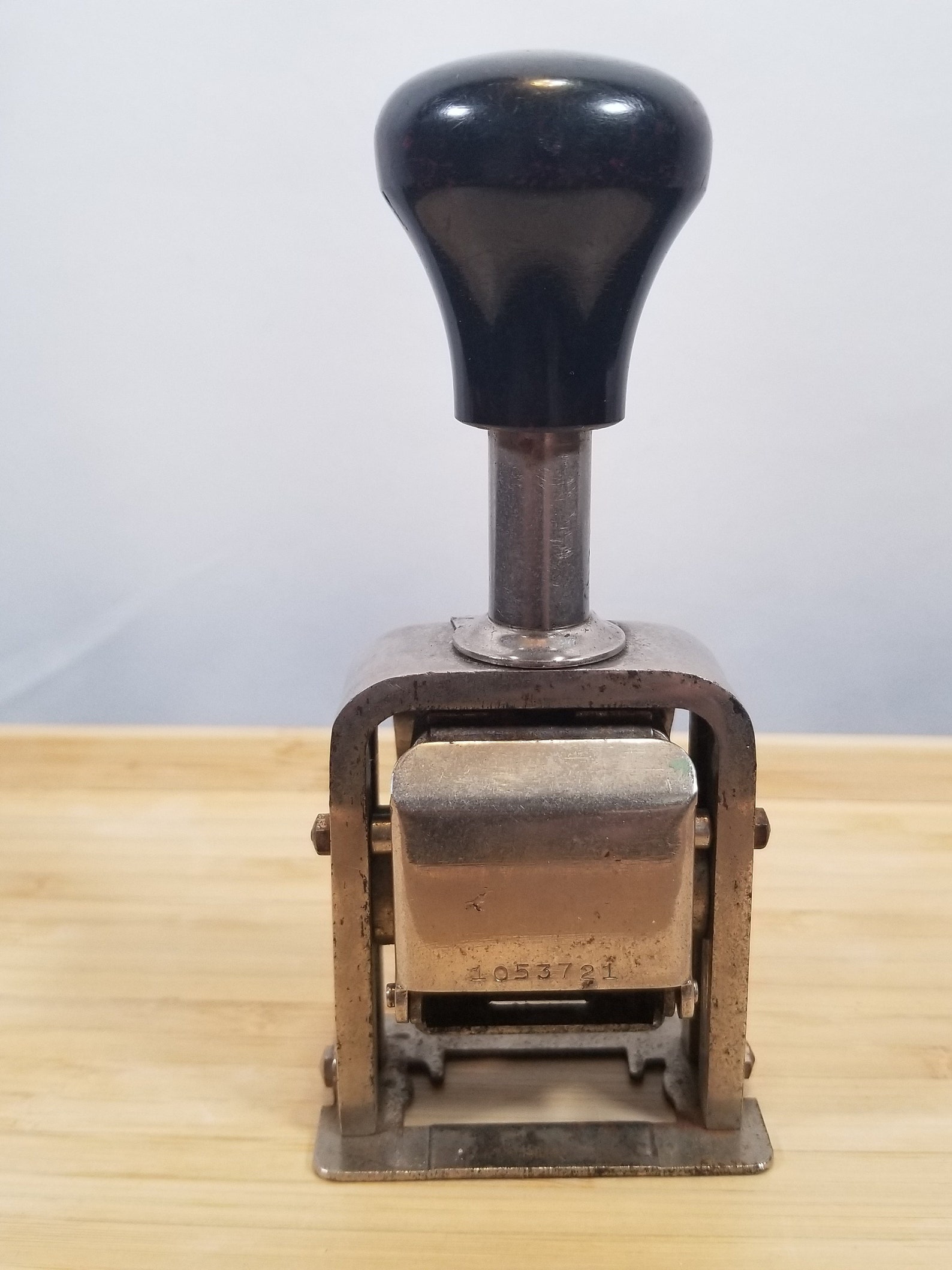 Vintage Numbering Machine, Roberts Numbering Machine, Vintage Metal ...
