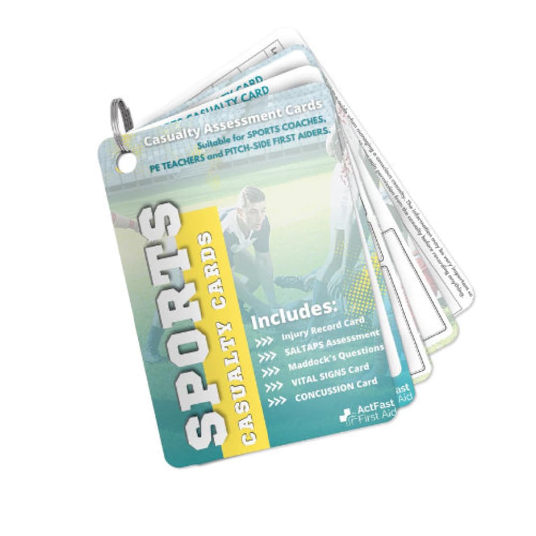 Sports First Aid Casualty Cards Sports First Aid PE Teachers First Aid ...