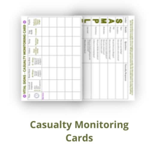 Outdoor First Aid Casualty Cards Outdoor First Aid Outdoor First Aid ...