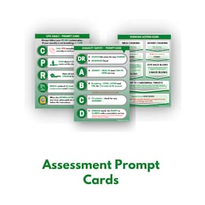First Aid at Work Casualty Cards First Aid Kits First Aid - Etsy