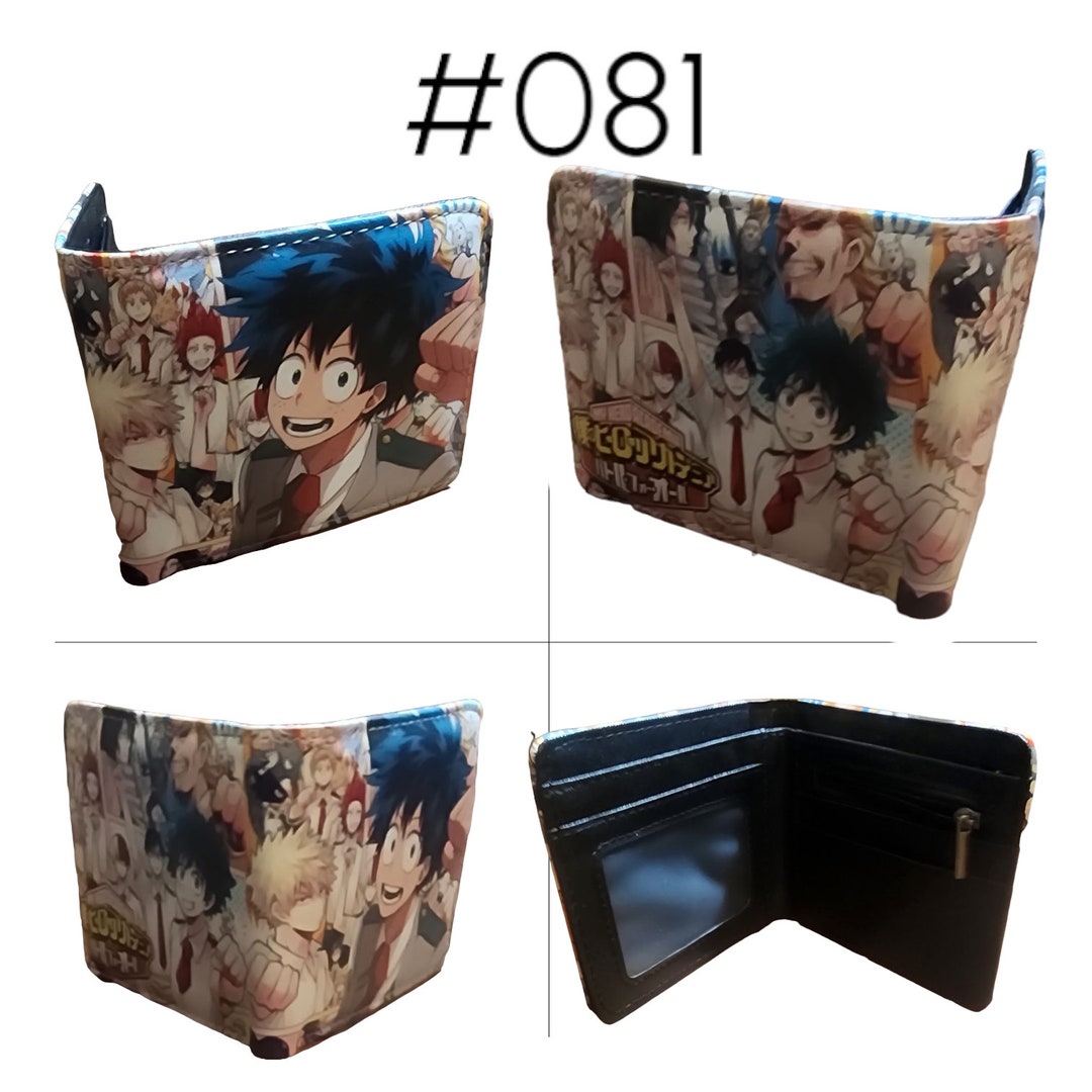 Anime-inspired Wallets Stylish Anime Wallets -my Hero Academia - Etsy