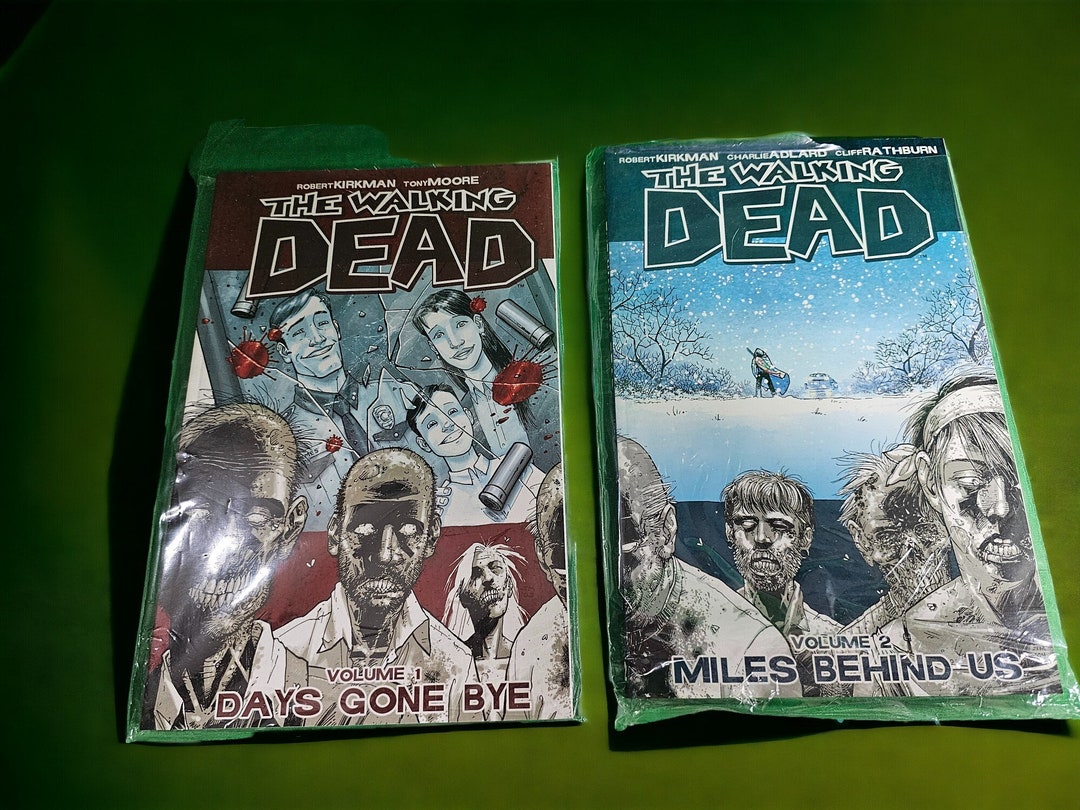 The Walking Dead Vol. 1 & 2 Trade Paperbacks Robert Kirkman's TWD Series - Etsy