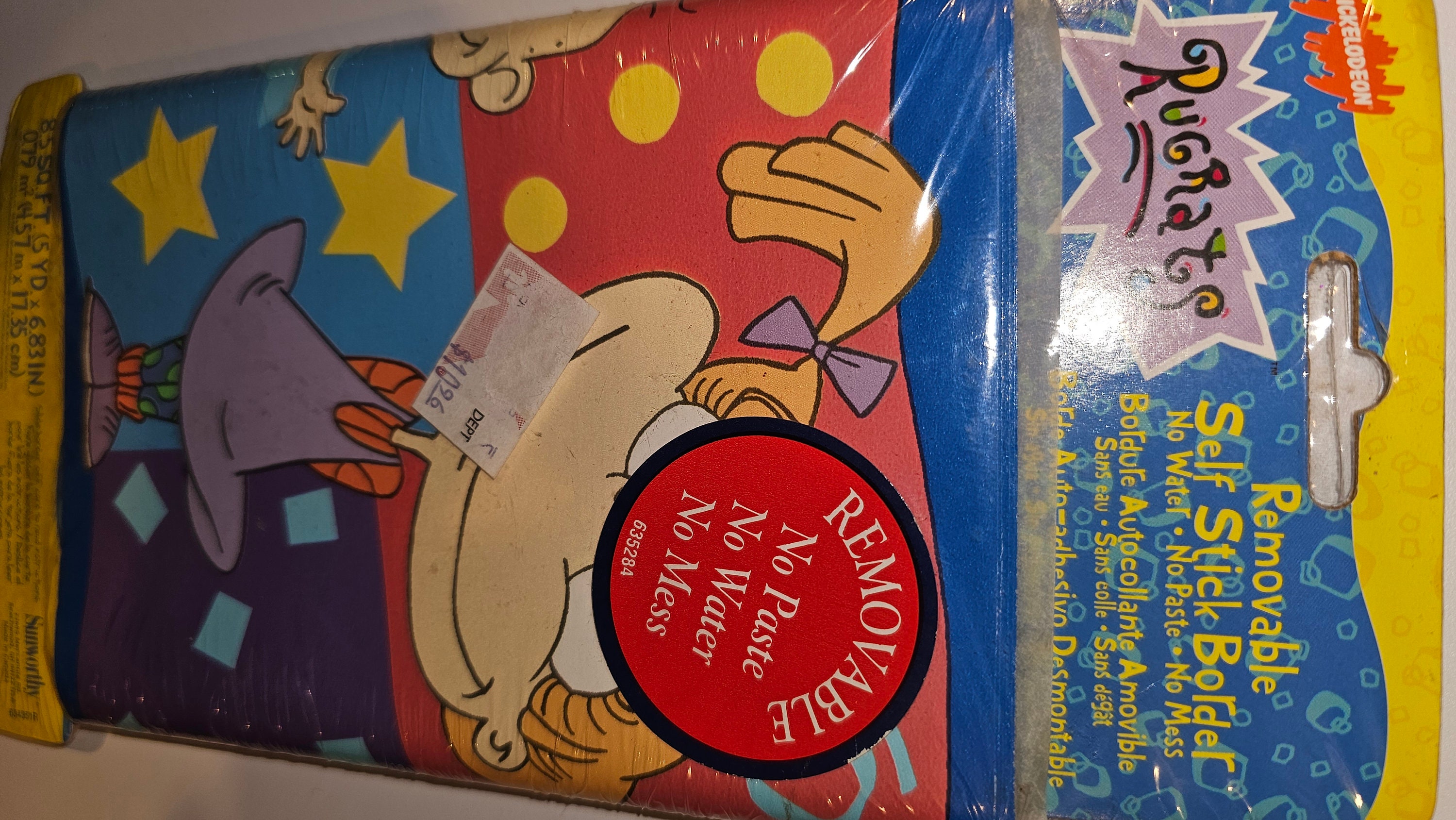 Rugrats 1998 New Nickelodeon Rugrats Boys Wallpaper Wall Border 8 Yds ...