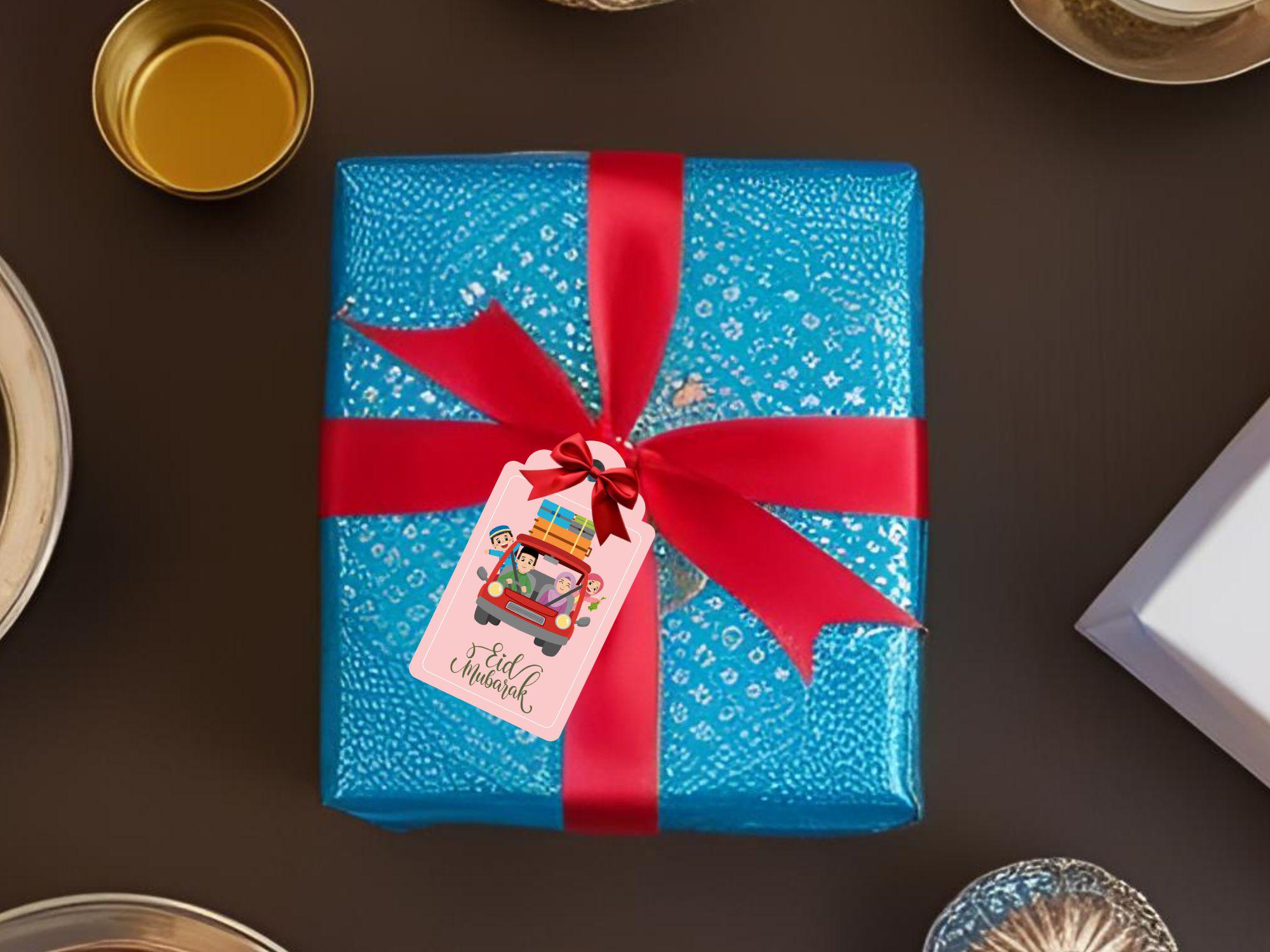 Eid Gift Tags Printable | Eid Mubarak Favor Tags | Muslim Gift Wrapping ...