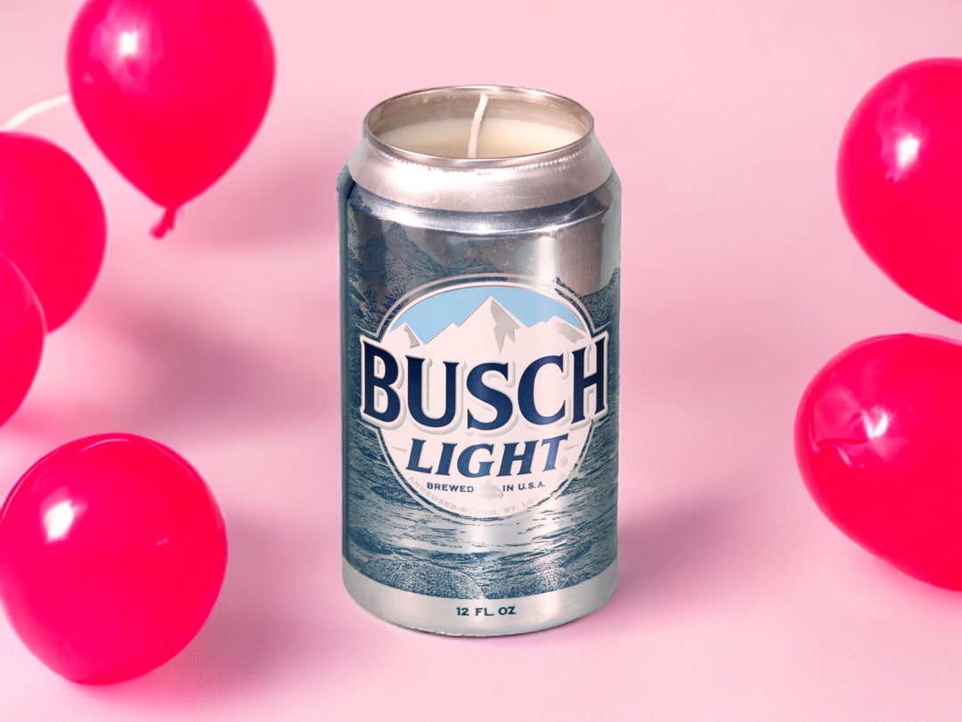 Busch Light Beer Candle Upcycled 12 Ounce Candle Valentines Day Gift ...