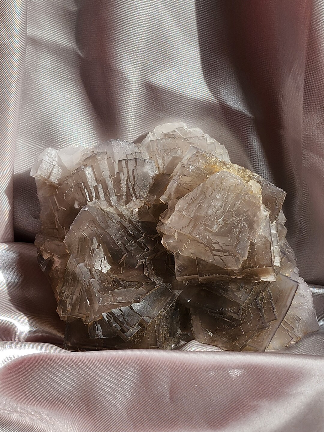 XXL Flourite Raw Formation, Moody Color Crystal, Massive, Huge High ...