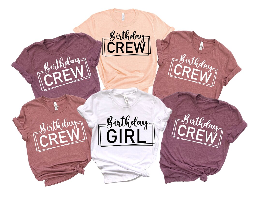 Birthday Crew Shirts, Birthday Party Shirts, Birthday Group Shirts ...