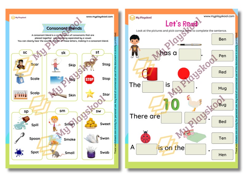 Fun Educational Phonics Learning Kit With CVC, Vowel Sounds, Digraphs ...