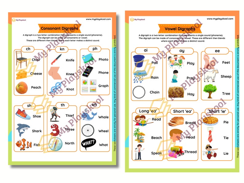 Fun Educational Phonics Learning Kit With CVC, Vowel Sounds, Digraphs ...