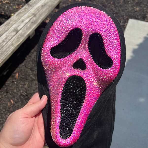 Bedazzled Scream Mask - Etsy