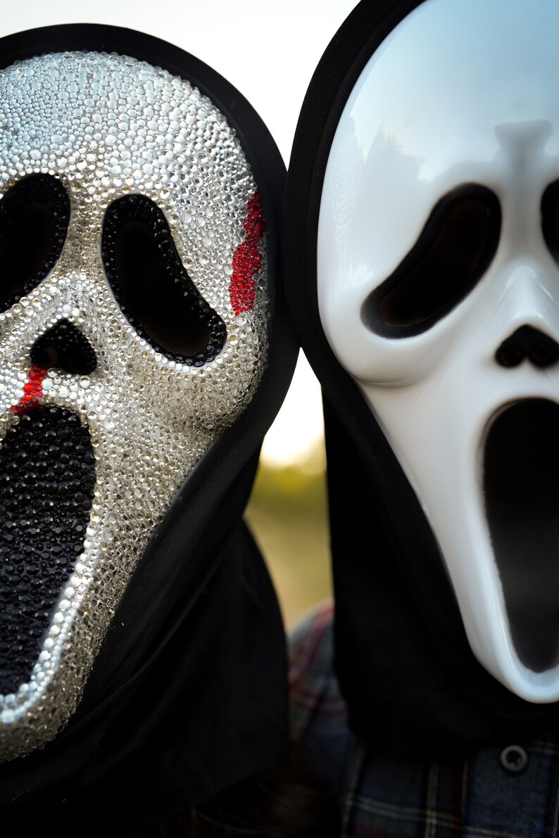 Bedazzled Bloody Mask - Etsy