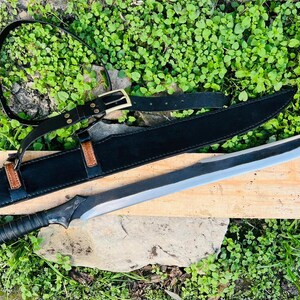 26 Blade Large Jungle Hunting Sword-functional-hand Forged-heat Treated ...