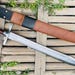 24-inch Blade Custom Machete Sword Hand-forged Carbon Steel ...