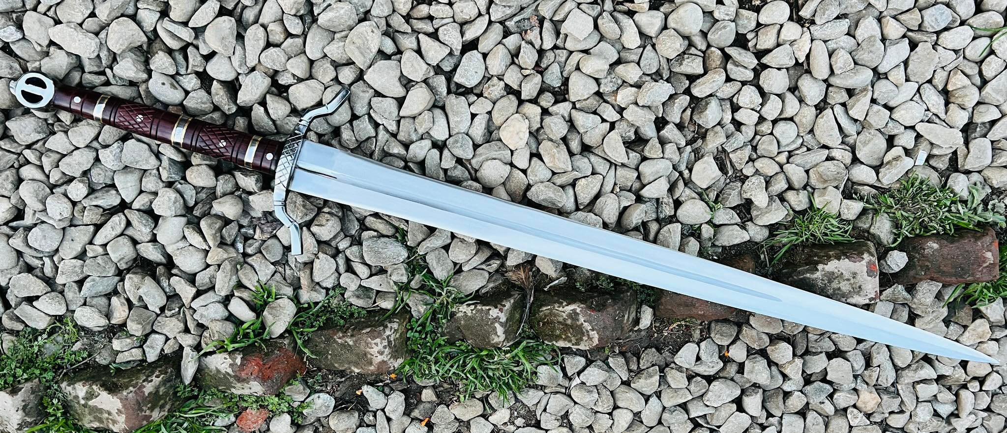 29 Hand-forged Sword Medieval Replica Viking Sword Full Tang Carbon ...