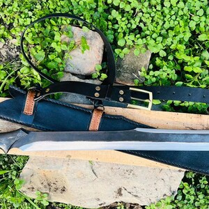 26 Blade Large Jungle Hunting Sword-functional-hand Forged-heat Treated ...