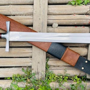 24-inch Blade Custom Machete Sword Hand-forged Carbon Steel ...