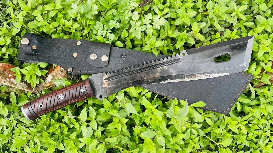15 Handcrafted Decorative Machete With Rosewood Handle With Sheath ...