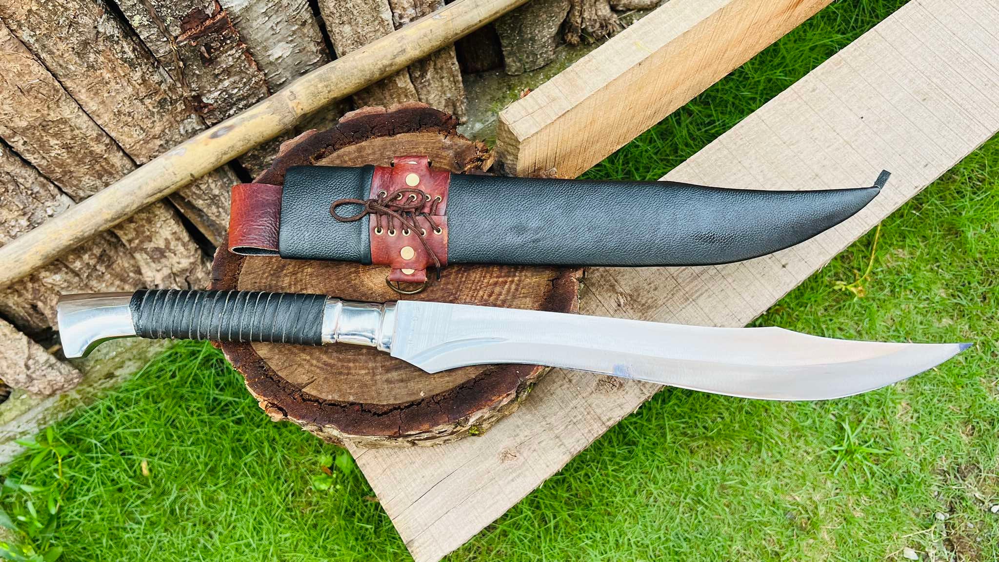 18 Blade Hand Forged Scimitar Sword Sharpened Balance Tempered Sword - Etsy
