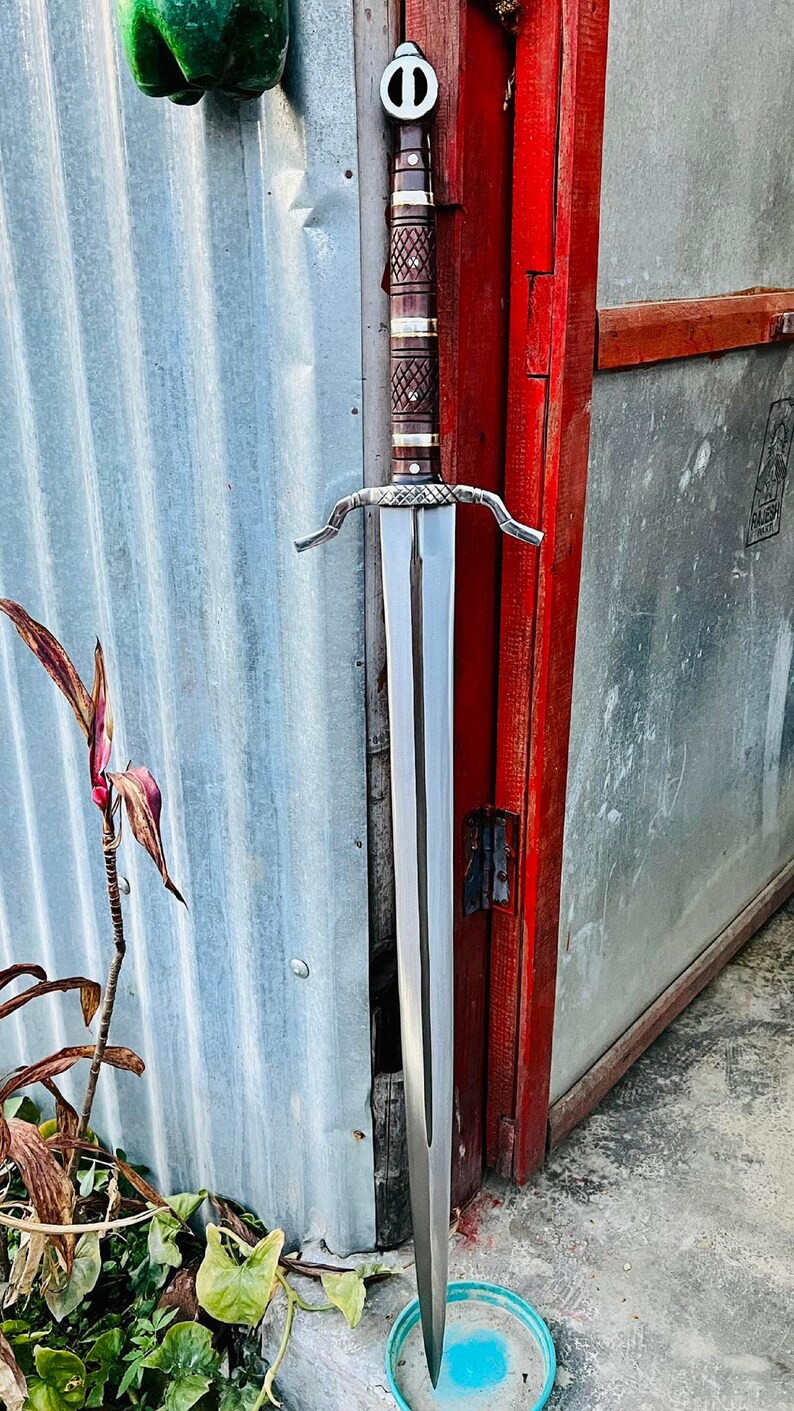 29 Hand-forged Sword Medieval Replica Viking Sword Full Tang Carbon ...