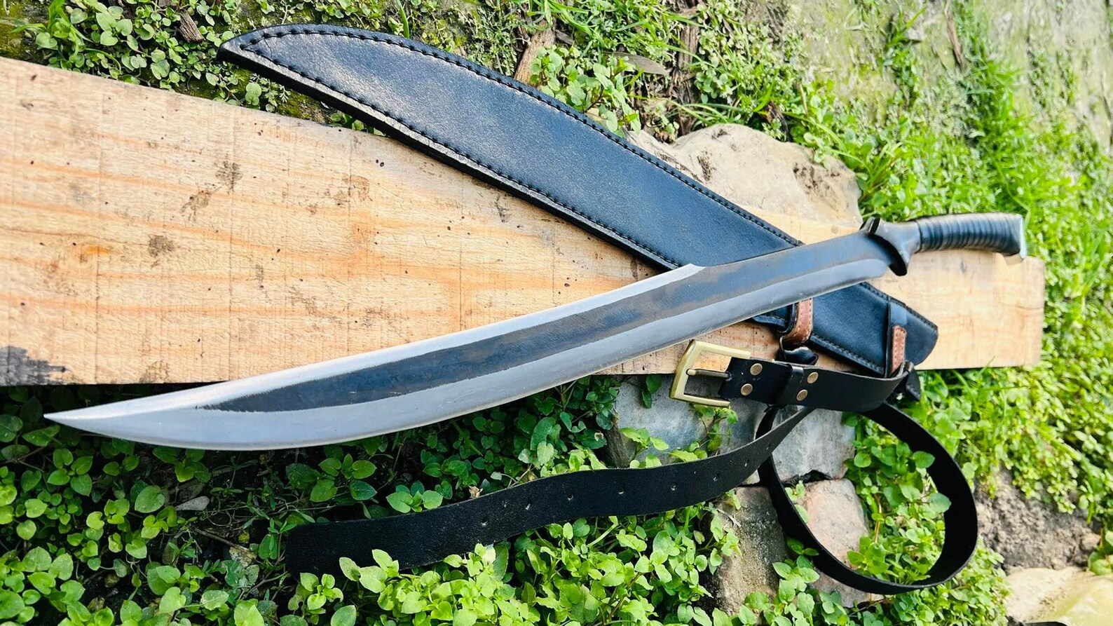 26 Blade Large Jungle Hunting Sword-functional-hand Forged-heat Treated ...