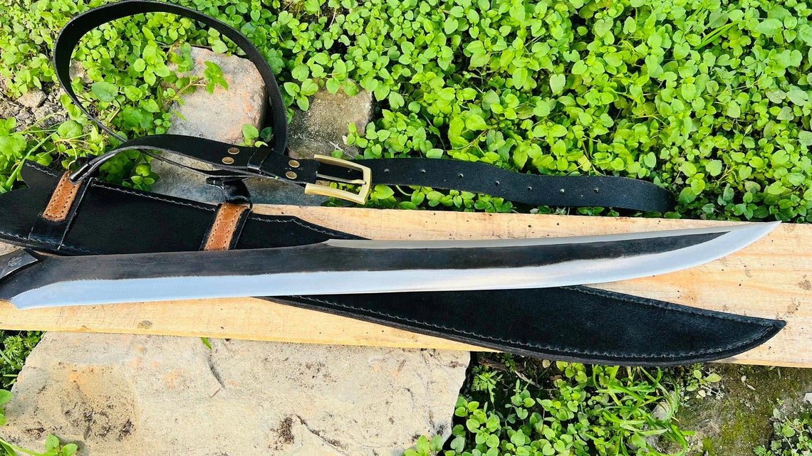 26 Blade Large Jungle Hunting Sword-functional-hand Forged-heat Treated ...