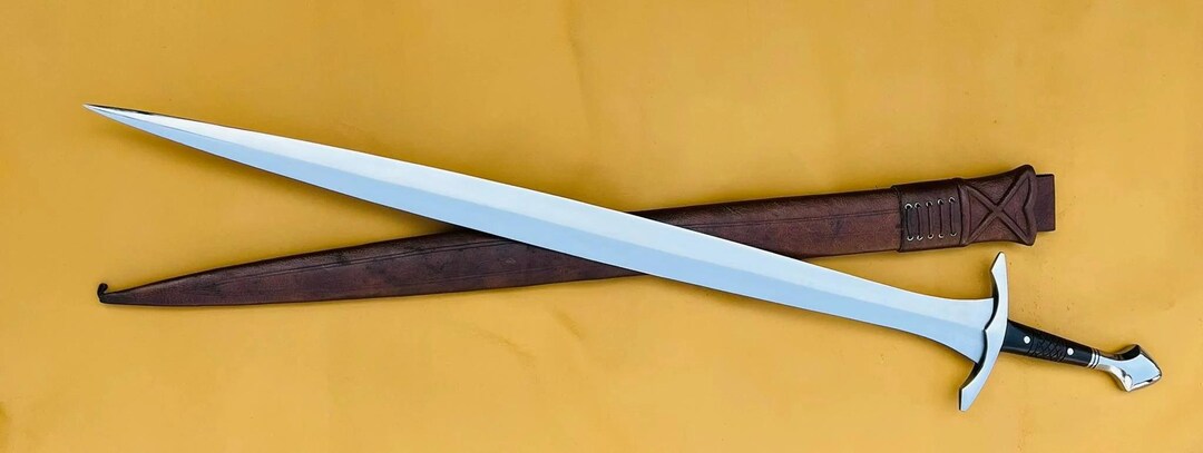 30 Custom Carbon Steel Blade Full Tang Handmade Sword With Rosewood ...