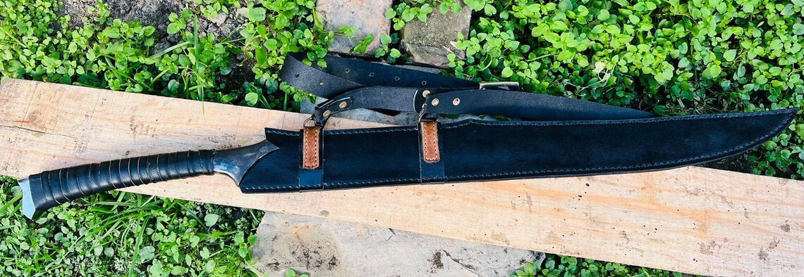 26 Blade Large Jungle Hunting Sword-functional-hand Forged-heat Treated ...