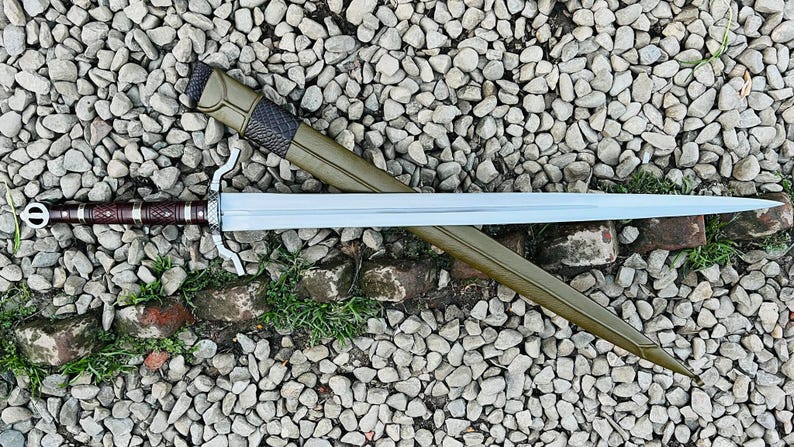 29 Hand-forged Sword Medieval Replica Viking Sword Full Tang Carbon ...