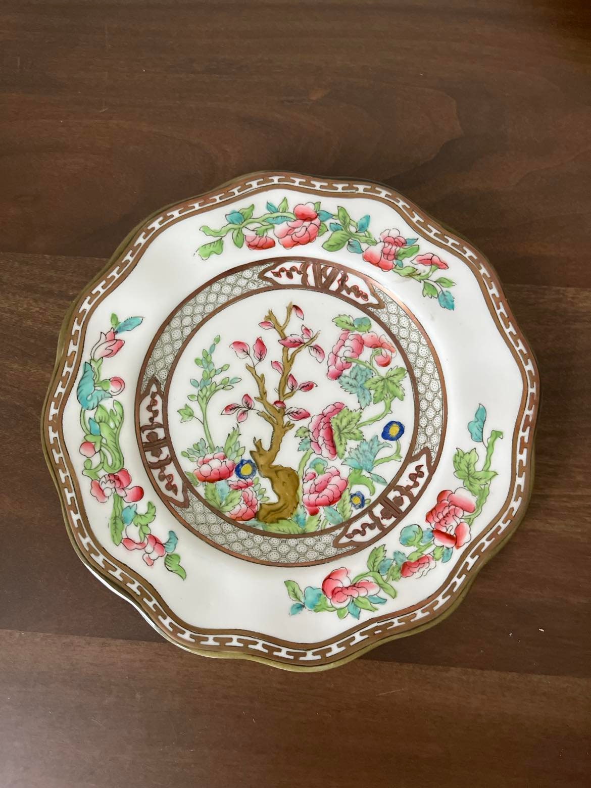Coalport Indian Tree Multicolor Pattern Bone China Made in England ...