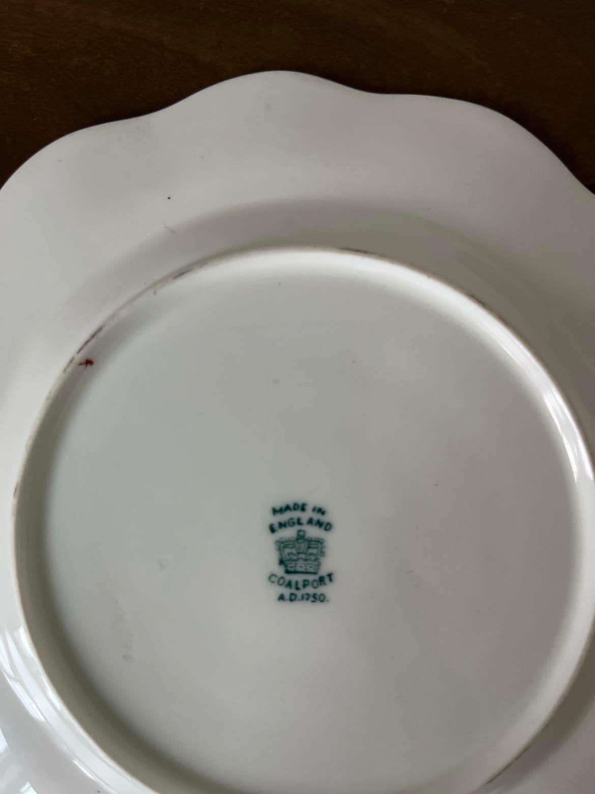 Coalport Indian Tree Multicolor Pattern Bone China Made in England ...