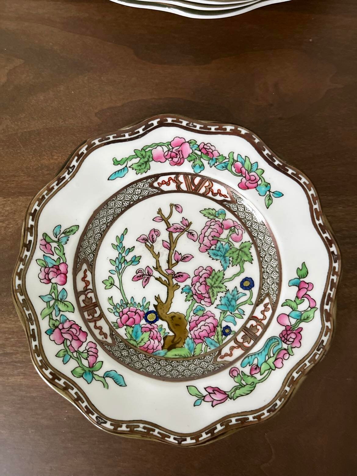 Coalport Indian Tree Multicolor Pattern Bone China Made in England ...