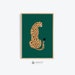 Cheetah Green Print, Printbale Art, Dorm Room Decor, Leopard Print ...