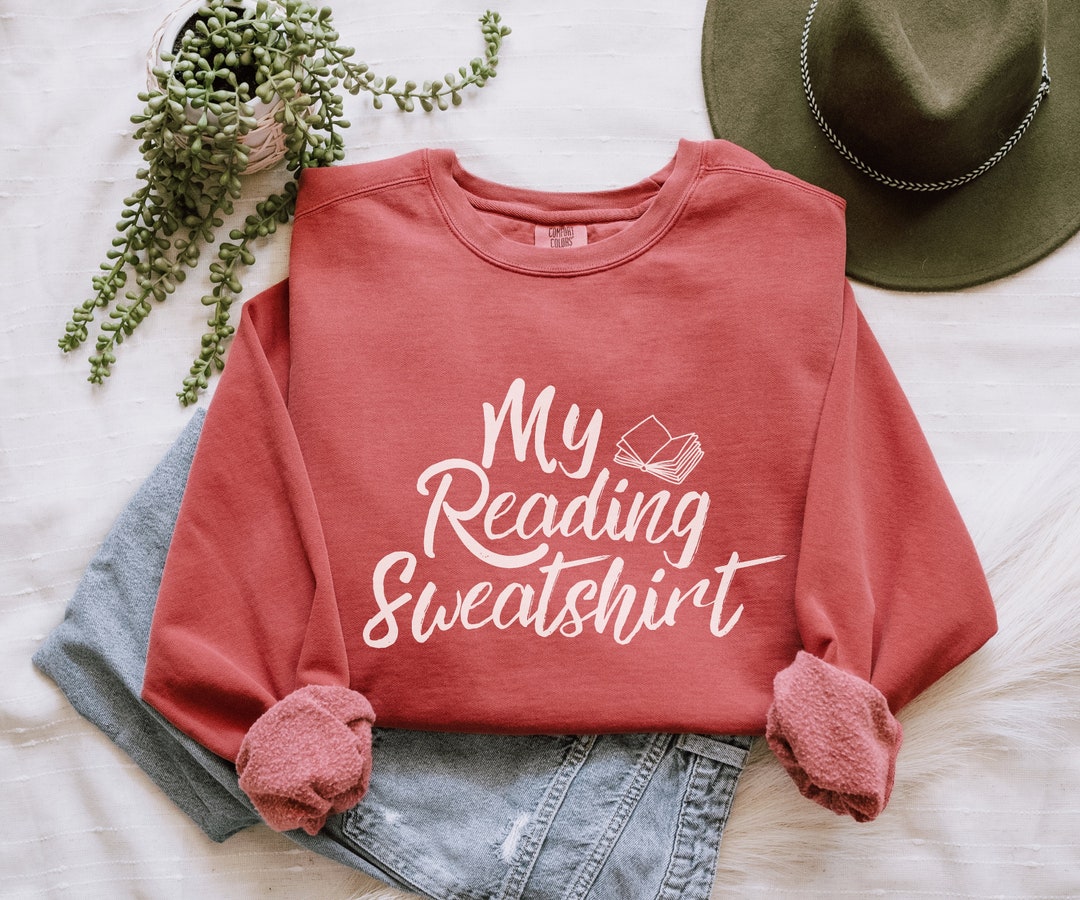 My Reading Sweatshirt Dark Academia Sweater Bookish Merch Comfort ...